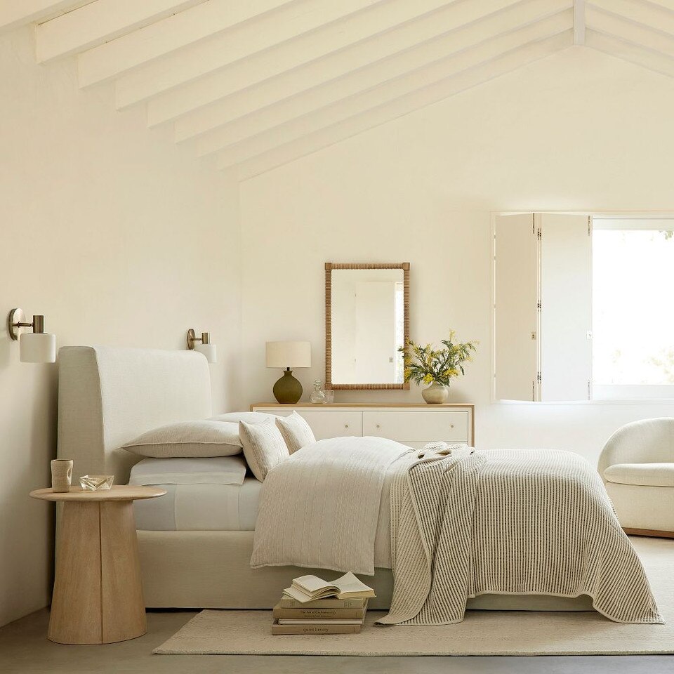 Peyton Wood Wall Mirror | West Elm UK